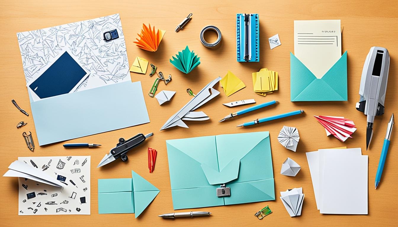 Craft Secret Tools with Paper Spy Gadgets Tutorial